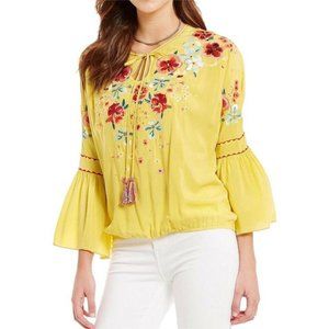 Chelsea & Violet | Tops | Chelsea Violet Embroidered Top M Nwt | Poshmark